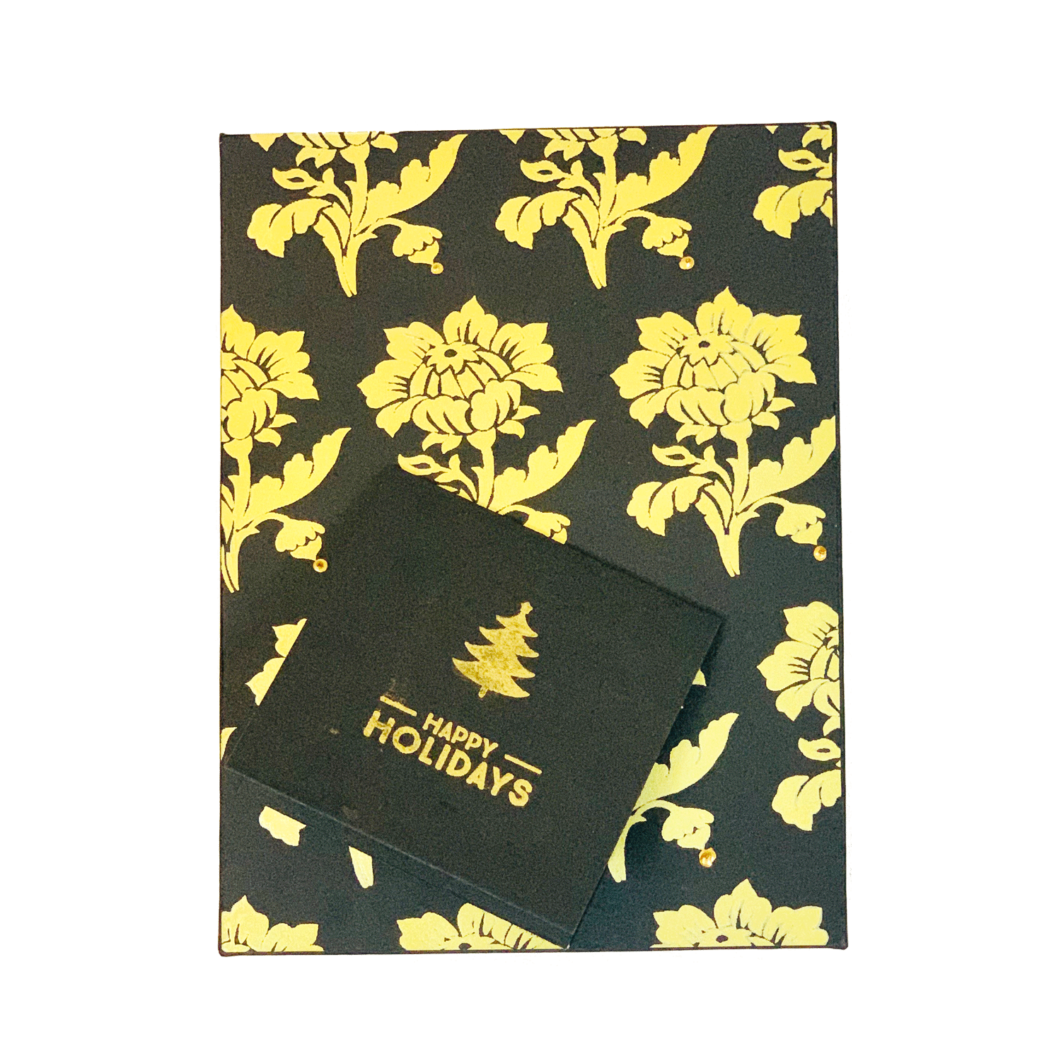 Black and Gold Gift Box – The White Mulberry Gifts